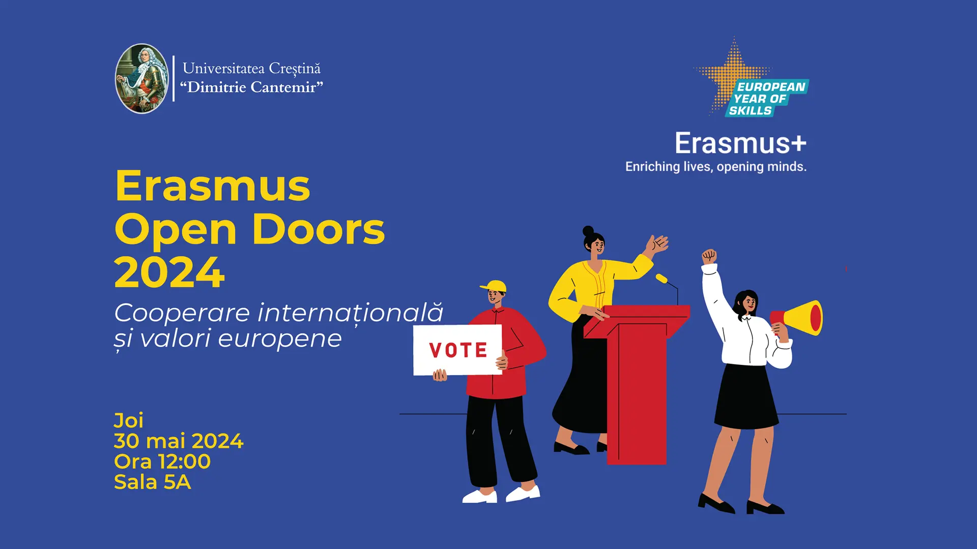 Erasmus Open Doors 2024 – Universitatea Creștină Dimitrie Cantemir